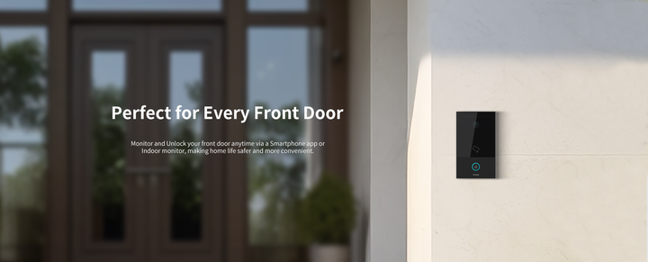 Villa and Apartment Wired Intercom Video Door Phone with RFID