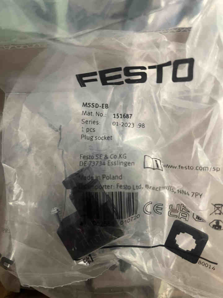 FESTO Original FBS-SUB-9-GS-DP-B 532216 Soquete Plug festo Válvula ...