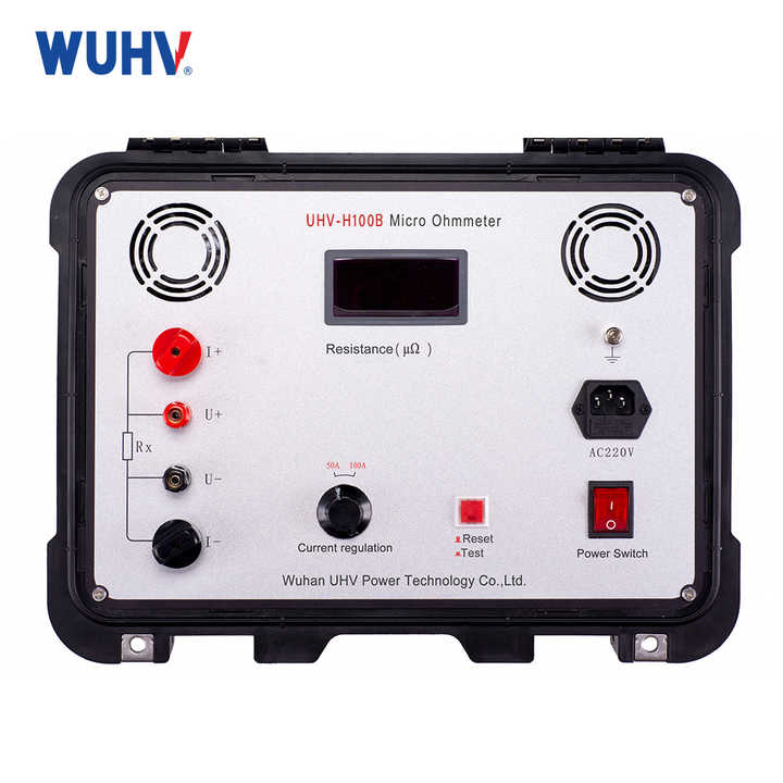 UHV-H100B Contact Resistance test Kit Digital Loop Resistance Tester ...