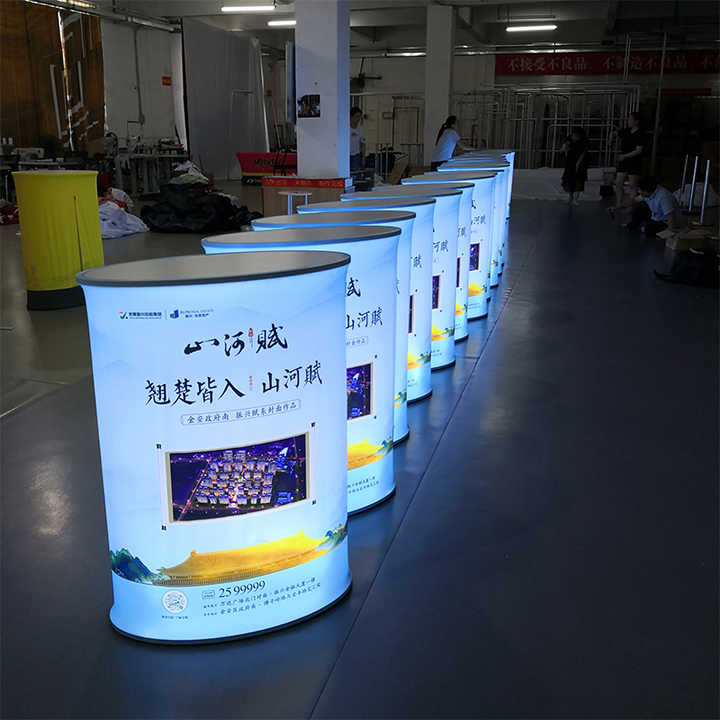 Custom Made Folding Portable Bar Counter Pop Up Square Display Table ...