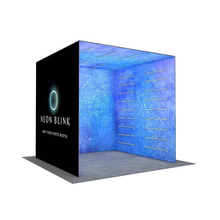 Quick Install LED Enclosure - Portable Tunnel Photo Booth