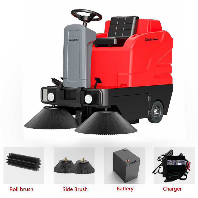 High Performance Driving Floor Cleaner Eco Friendly Electric Dust ...