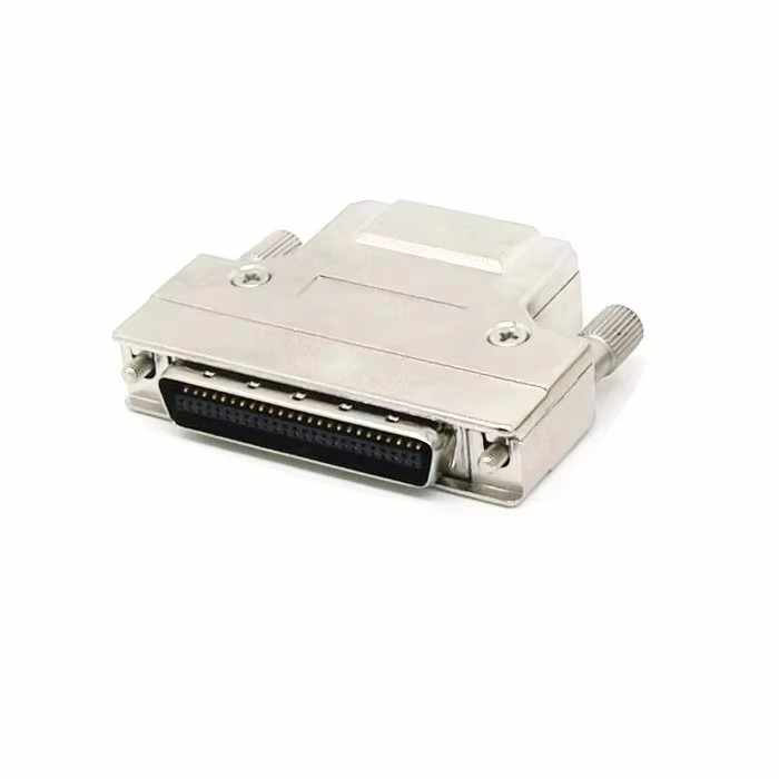 MDR SCSI 50-Pin Male Connector Nickel Plated Copper Contacts Solder ...
