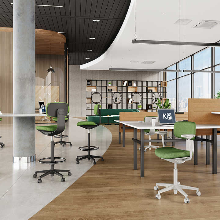 Ergonomic High Standing Desk Chair for Modern Offices