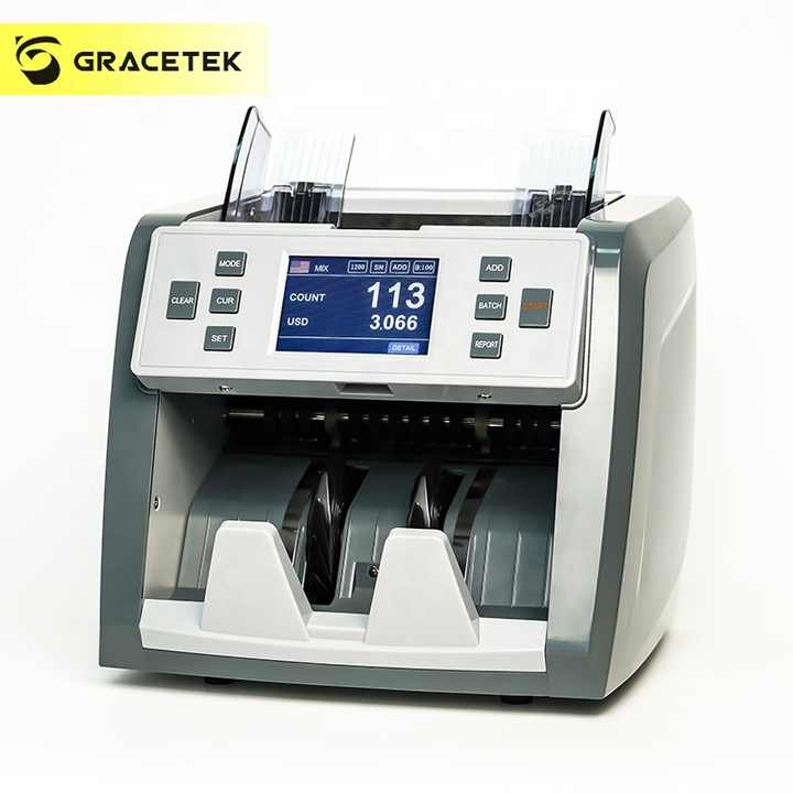 GRACETEK EC900 - Advanced Money Counting Machine with UV & MG Detection