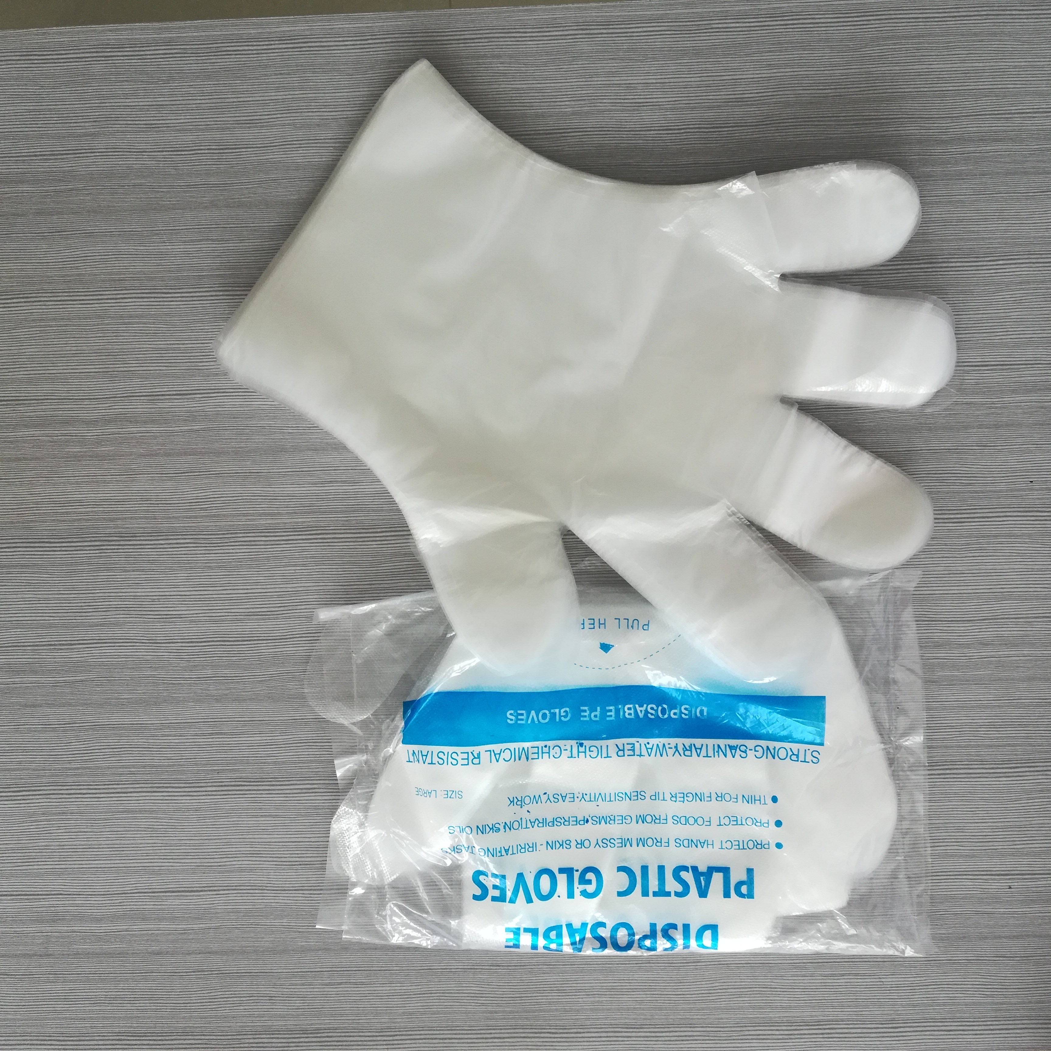 100% Biodegradable Disposable Kitchen Gloves Plastic
