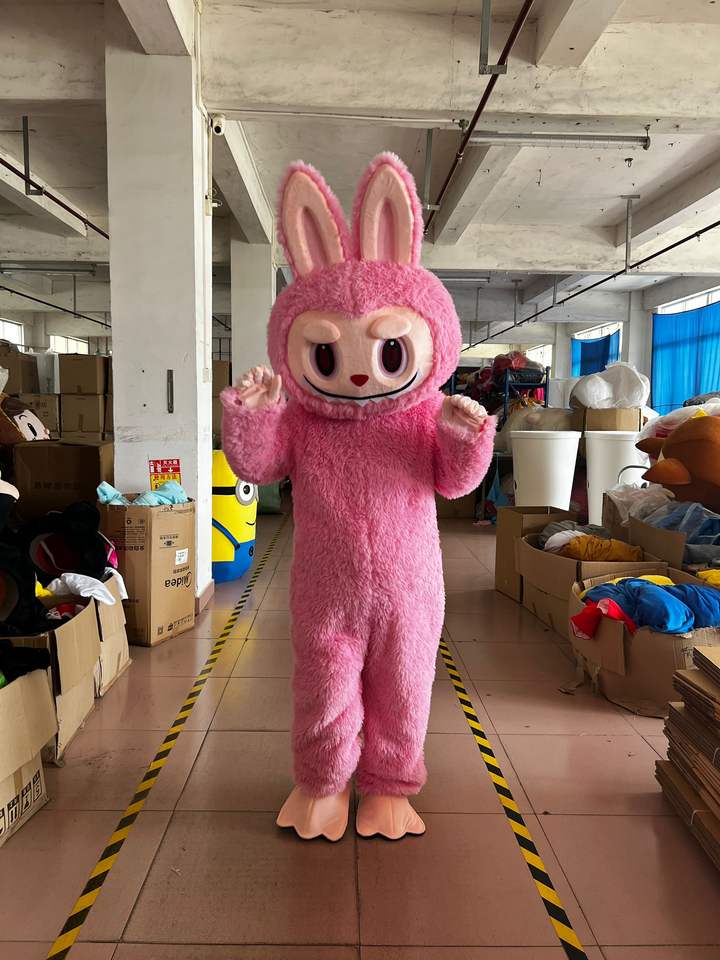 LABUBU Zimomo Cartoon Character Halloween Adult Unisex Animal Costume ...