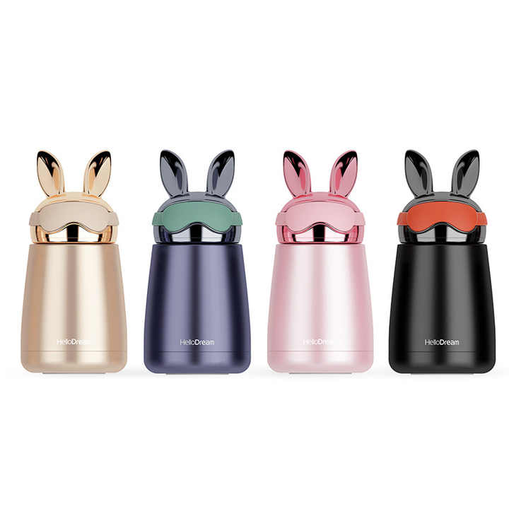 Rabbit Shape Stainless Steel Vacuum Children Cartoon Thermos Cup ...