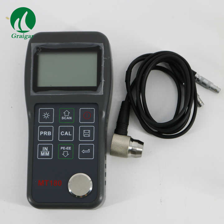 Mitech MT180 Digital Ultrasonic Thickness Gauge Multi-mode Pulse-Echo ...