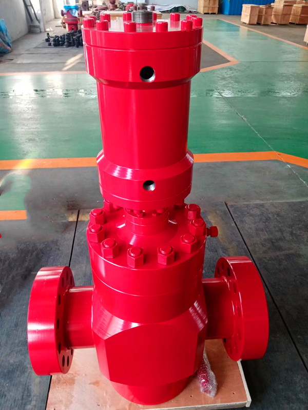 Hydraulic Flat Gate Valve Flange Connection API Standard 35MPa 3-1/8 ...