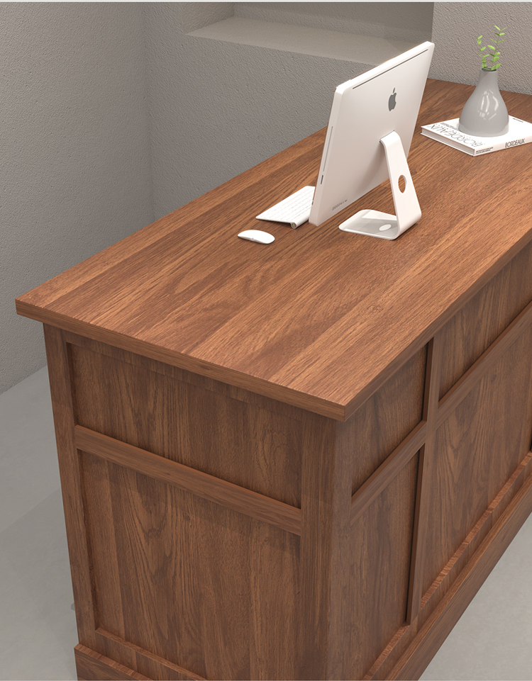 Stylish wooden modern reception desk Solutions for Professional ...