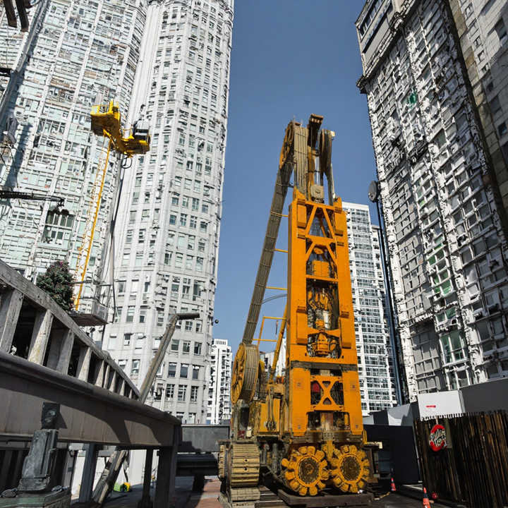 Crawler Crane Base Machine Diaphragm Wall Trench Cutter Machine Slurry ...