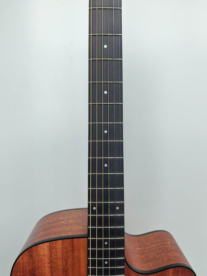 Matte Finish Mahogany Guitar - All-Plywood Body, Natural Aesthetic ...
