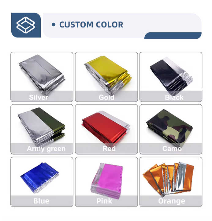 Emergency Survival Blanket - Lightweight & Aluminized Mylar
