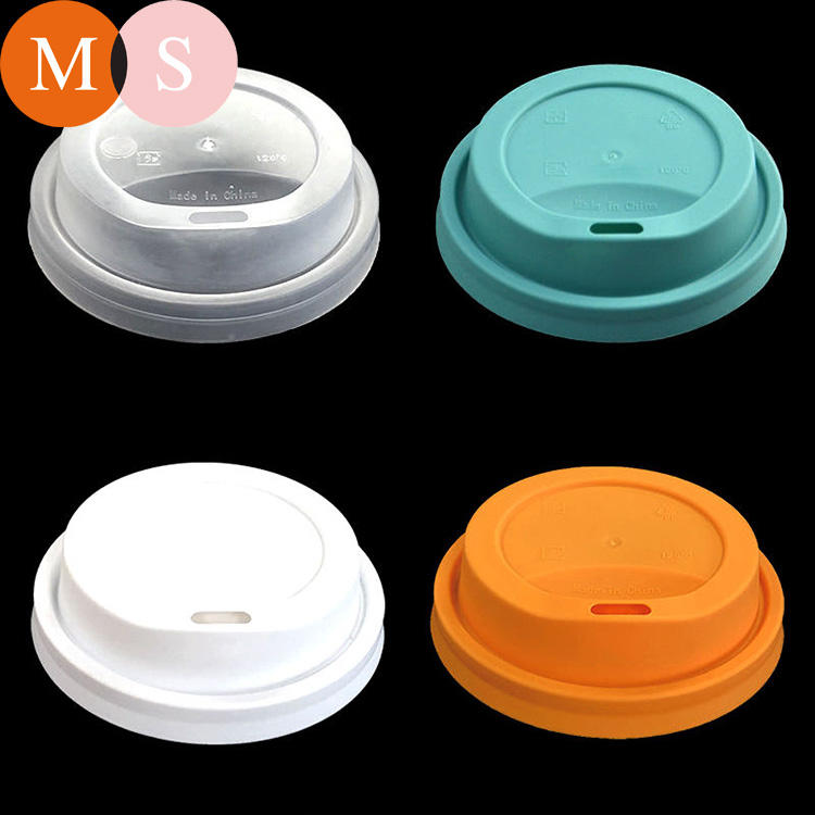 90mm 98mm Disposable Color Plastic Cover Injection Lids Proof Food ...