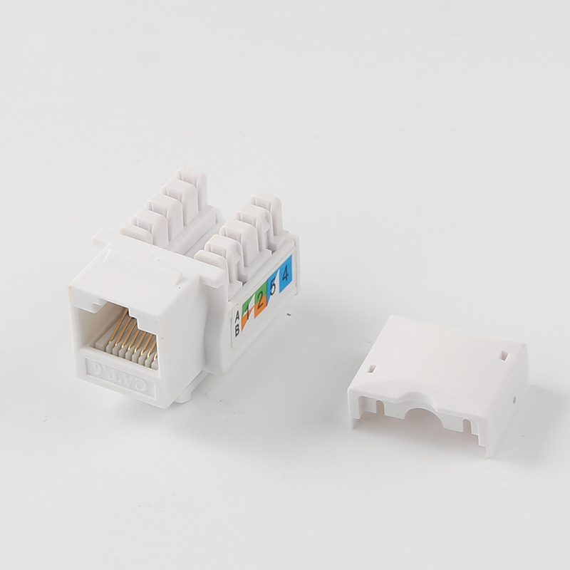 RJ45 Cat6a Cat7 Keystone Jack with Shielded Toolless 8p8c Keystone ...