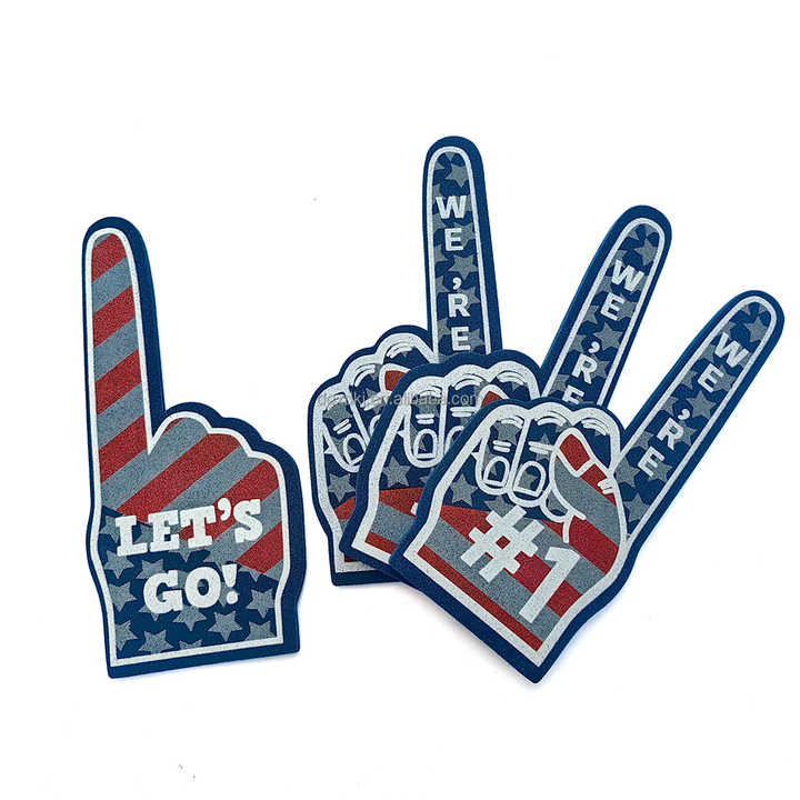 Factory Direct Custom EVA Foam Cheer Hands Small Foam Gloves for School ...