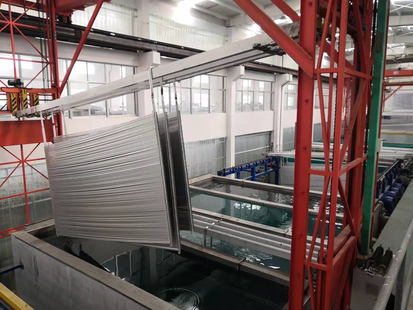 Aluminum anodizing machine for aluminum profile production line ...