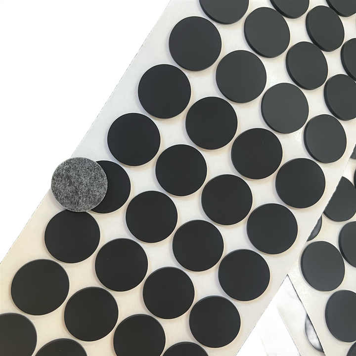 High Quality Customized Round Rubber Magnet with Adhesive