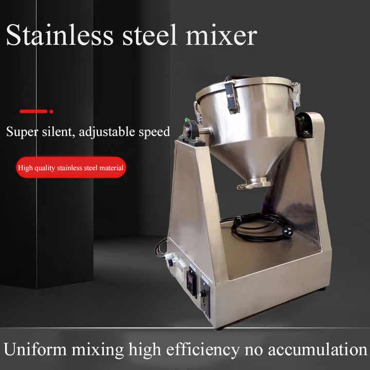 Laboratory Mixing Food Dry Rotary Machine Seasoning Spices Powder ...