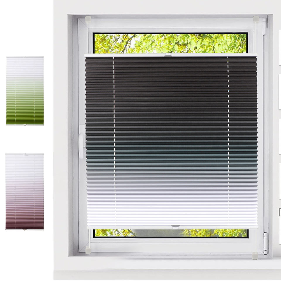 Latest Design Modern Horizontal Fabric Cordless Plisse Top Down Window ...