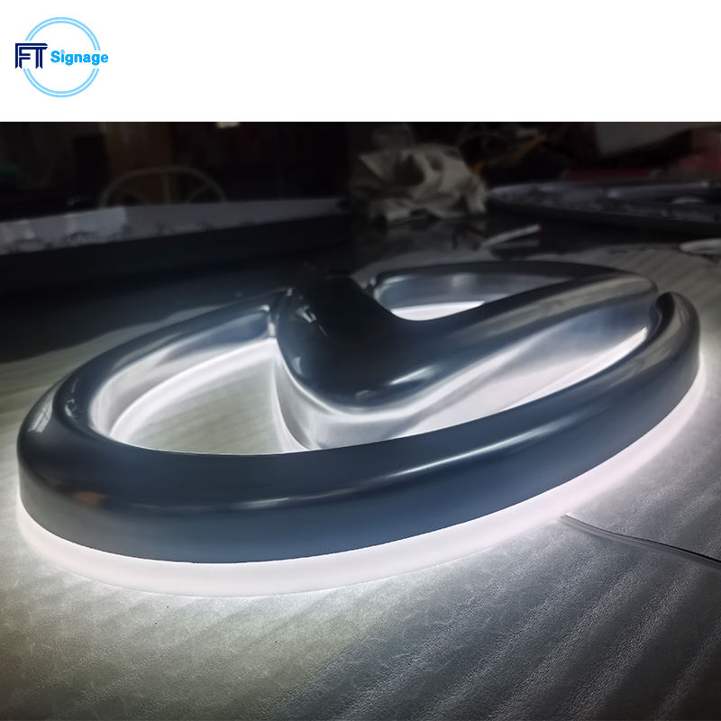 Car Shop Name 3d Light Emblem Car Personalized Enseigne Lumineuse ...