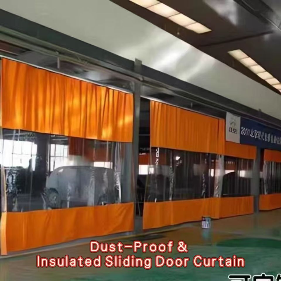 Durable and Waterproof Vinyl Roll-up Curtains for Garage Partition ...