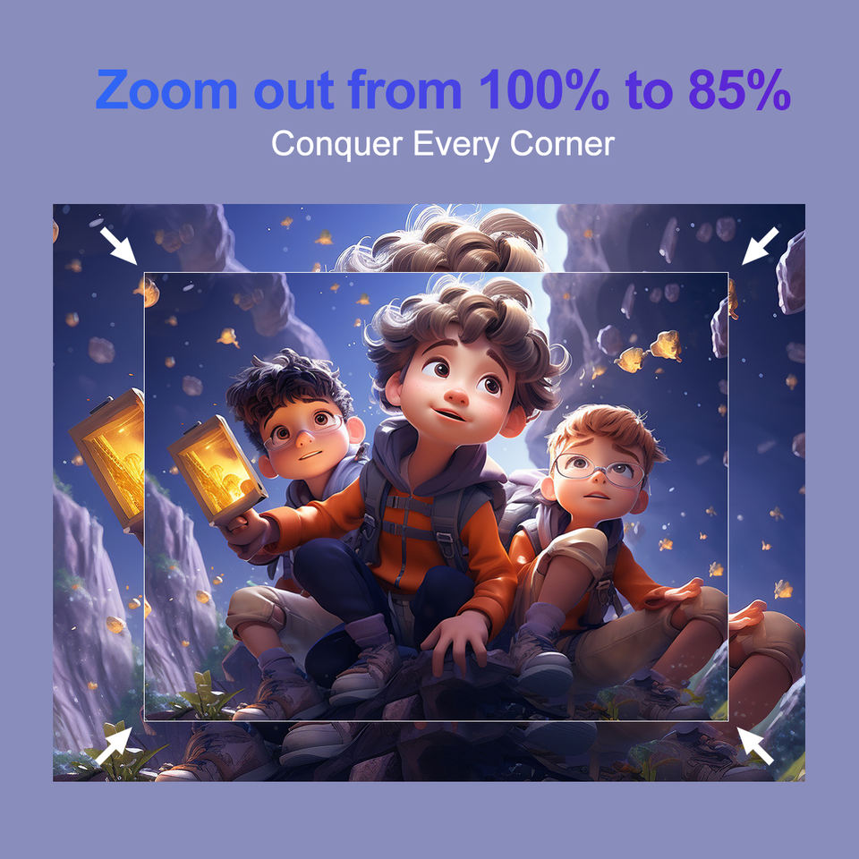 Magcubic HY320 Mini 4K Projector 300 ANSI Lumens Lcd Projector Short ...