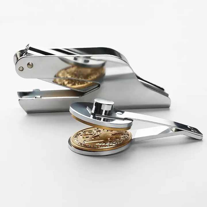 Customized Hand Embosser Stamp Library for Personalized Logos