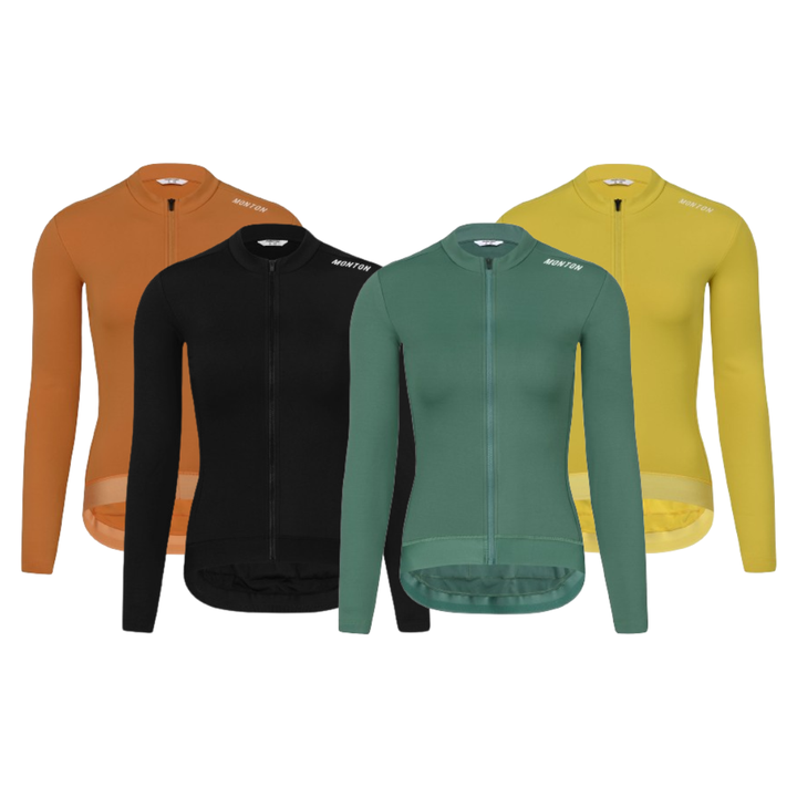 MONTON Custom Winter Thermal Jersey Road Bike Wear Top Shirts Urban ...