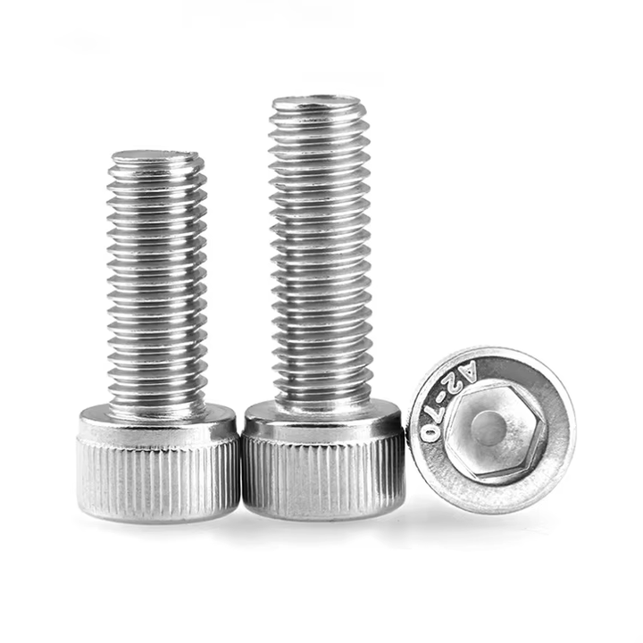 DIN912 Stainless Steel 304 M6 12mm Knurled Hexagon Socket Cap Metric ...