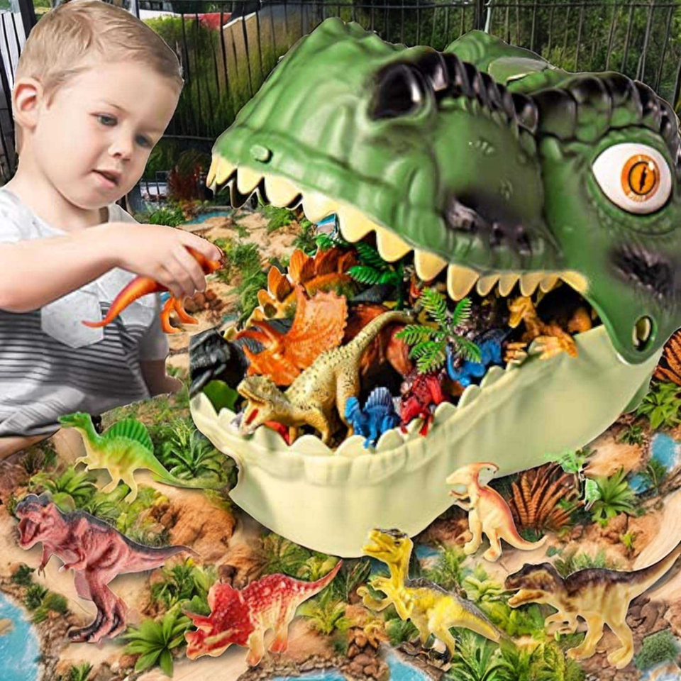 Kids Simulation Dinosaur Egg Toy Model Collection Gift Pack Dinosaur ...