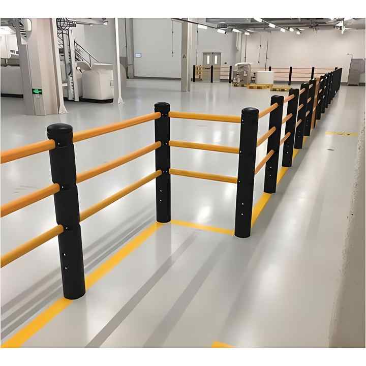 Workshop Wall Collision Barrier, Platform Flexible Barrier, Pedestrian ...