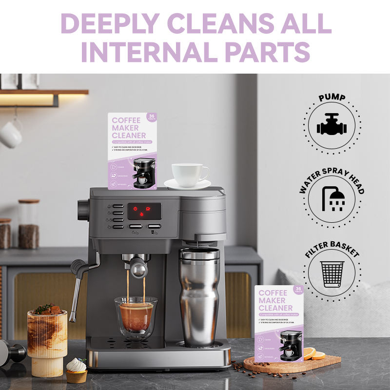 Eco-friendly Coffee Machine Effervescent Tablets Fast Descaling for ...