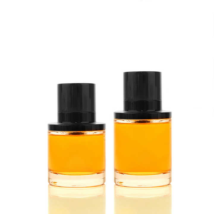 Premium Unique Clear Luxury Crimp Cylinder Empty Clogne Fragrance 30ml ...