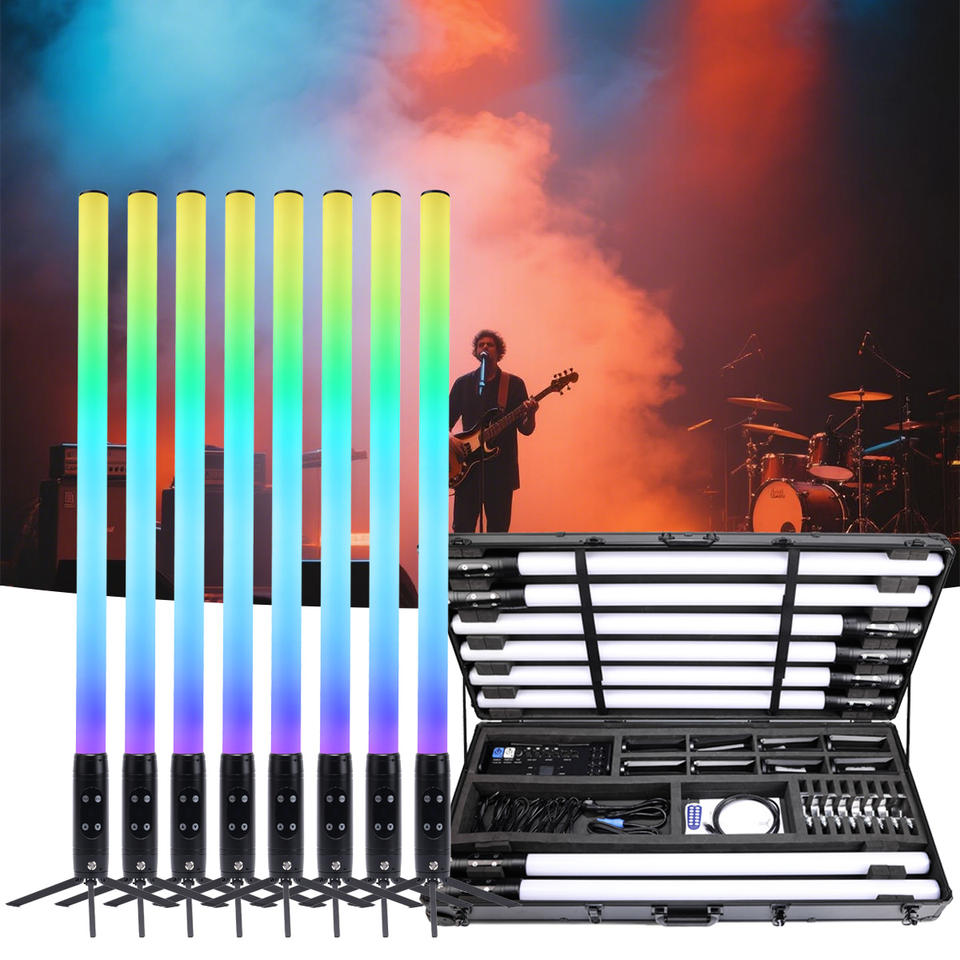 360 Waterproof IP65 RGB LED Pixel Tubes - Wireless DMX Control for DJ ...