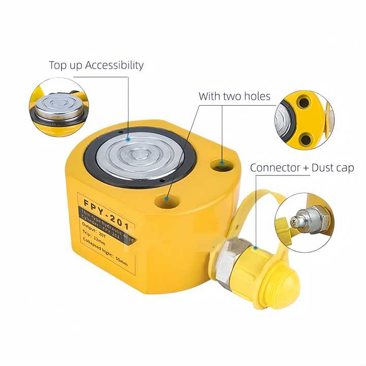 GLM Ultra-Thin Hydraulic Lifting Jack 5T/10T/20T/30T/50T ODM