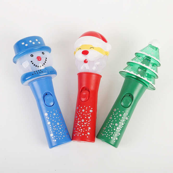 Xmas Christmas Stick Flashing Neon Led Stick Color Blinking Glow Light ...