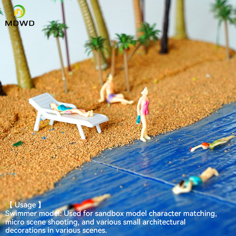 Sandtable Model Color Model Swimmer SBS Material 4 Scales Micro Scene ...