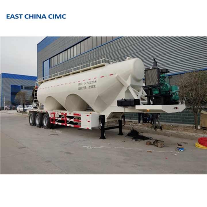 3 Compartment Pneumatic Cement Tanker for Sale Dry Bulk Fly Ash Bulker ...