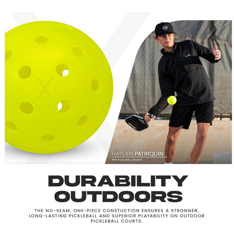 40-Hole 26-Hole Pickleball PE Injection Molded High Elasticity Durable ...