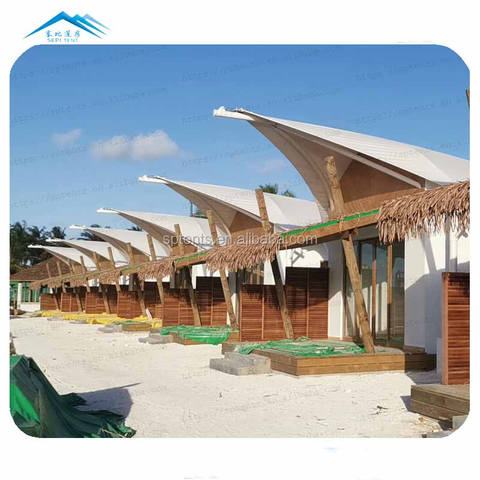 Sepi Custom 2024 Outdoor Waterproof Wooden Pole Family Canvas Tent ...