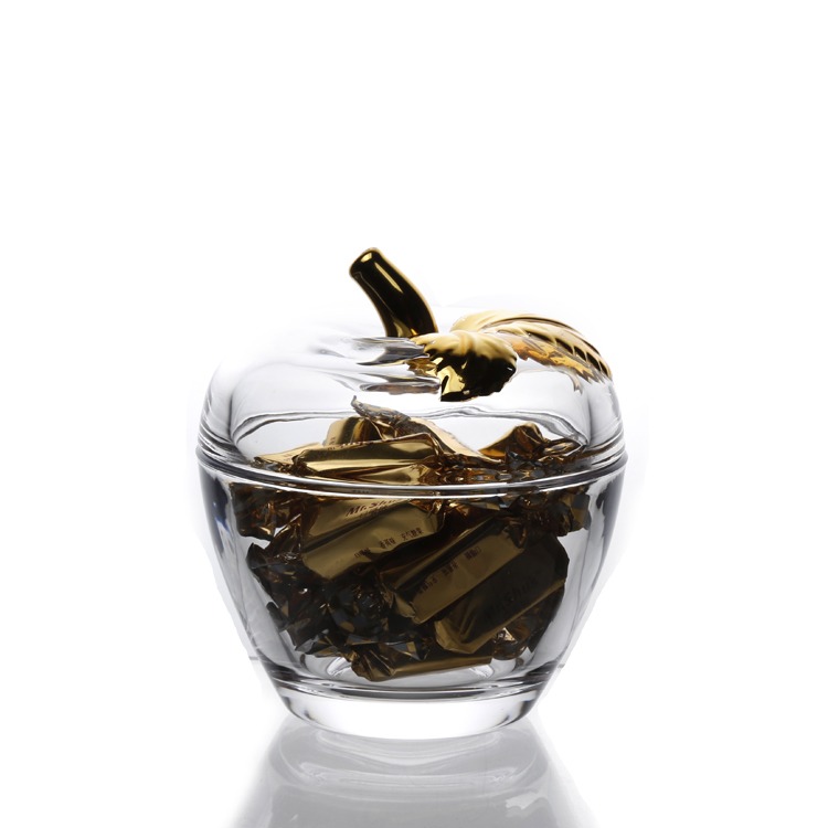 Apple Shaped Glass Jars - Elegant Storage Solutions