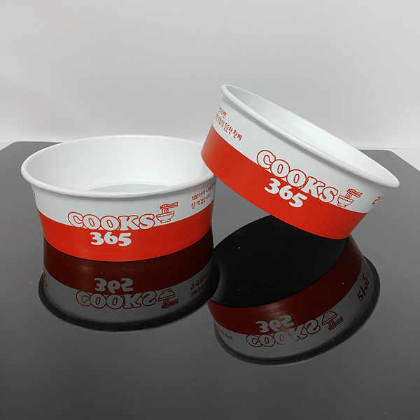 Customizable Printed logo Disposable Heatable Paper Bowl Large Capacity ...