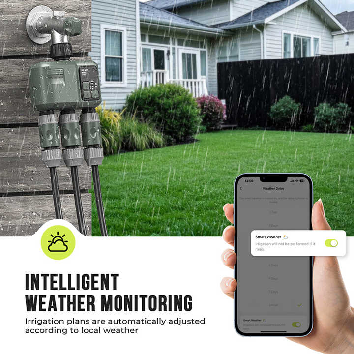 Smart RF WIFI Wireless Water Timer for Garden Irrigation