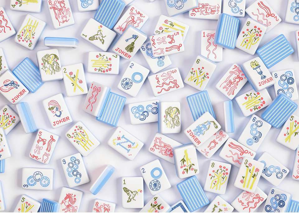 Modern Luxury Acrylic Mahjong Set - Portable Durable American Jewish ...