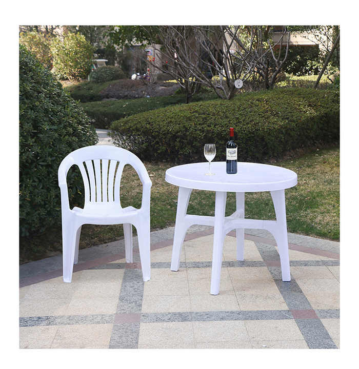 White Stackable Outdoor Chairs - Modern Design, OEM Available