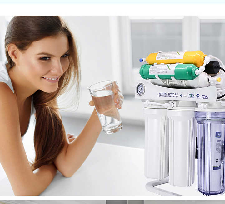 Iron Removal Fluoride Drink Osmose Water Filtering Purifier
