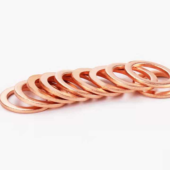 M5 to M22 Solid Copper Washers - Durable & Versatile