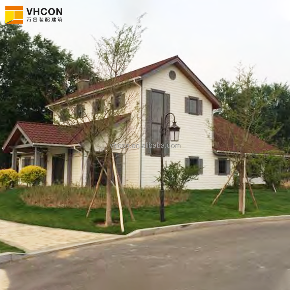Residential Family Prefab Home Galvanized Steel Keel Customizable Panel ...